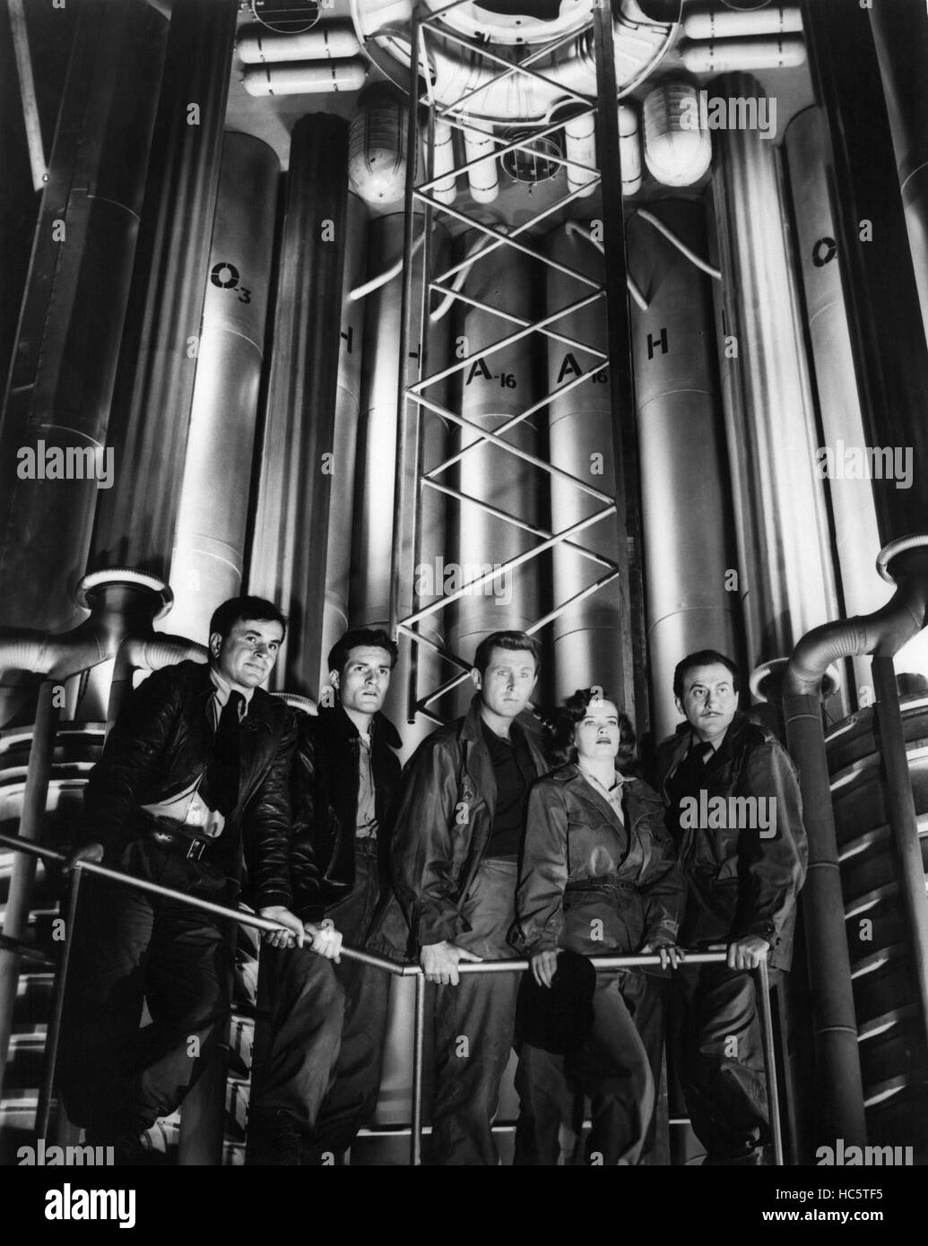 ROCKETSHIP X-M, Noah Beery Jr., Hugh O'Brian, Lloyd Bridges, Osa Massen ...