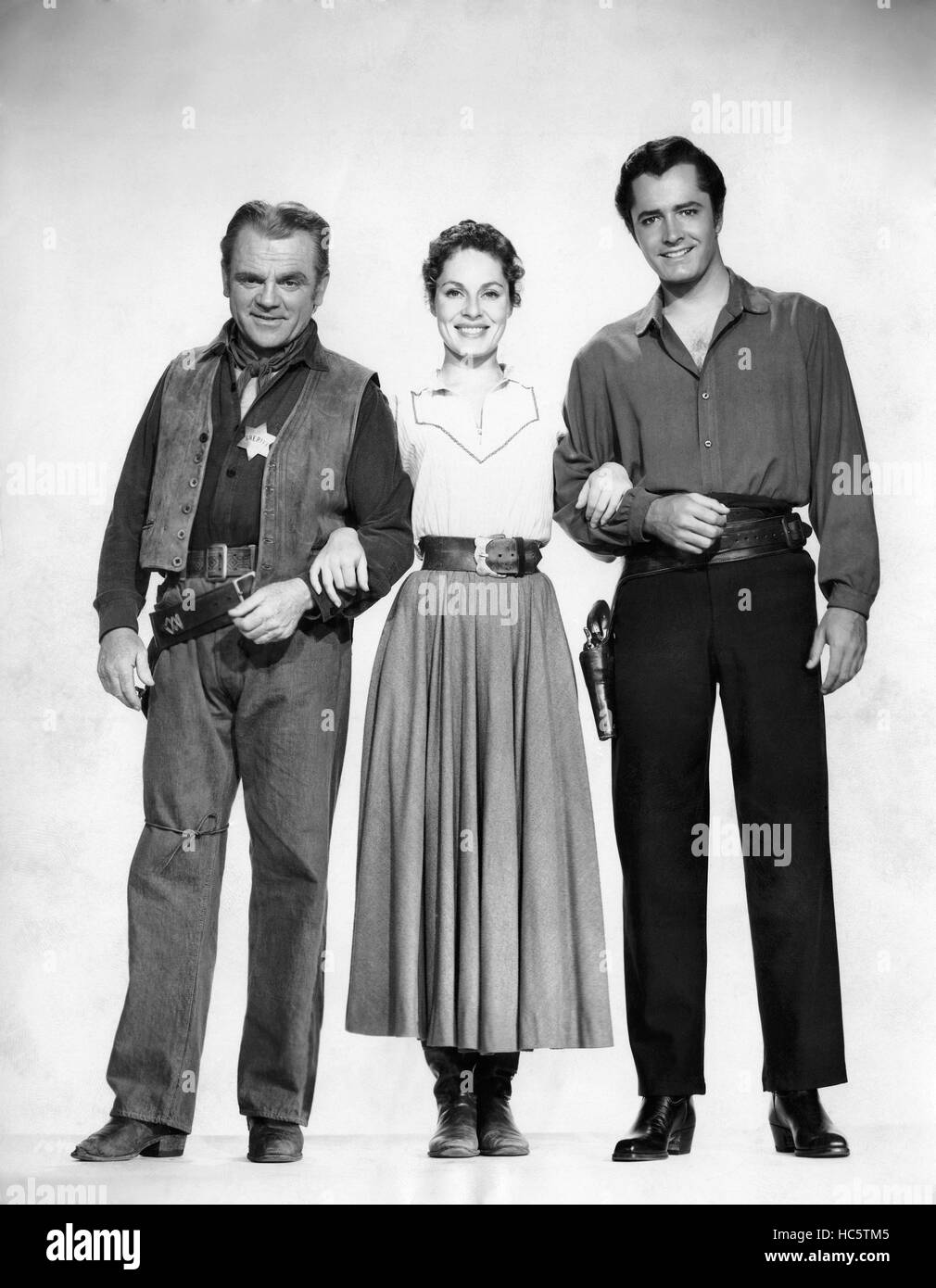 RUN FOR COVER, James Cagney, Viveca Lindfors, John Derek, 1955 Stock ...