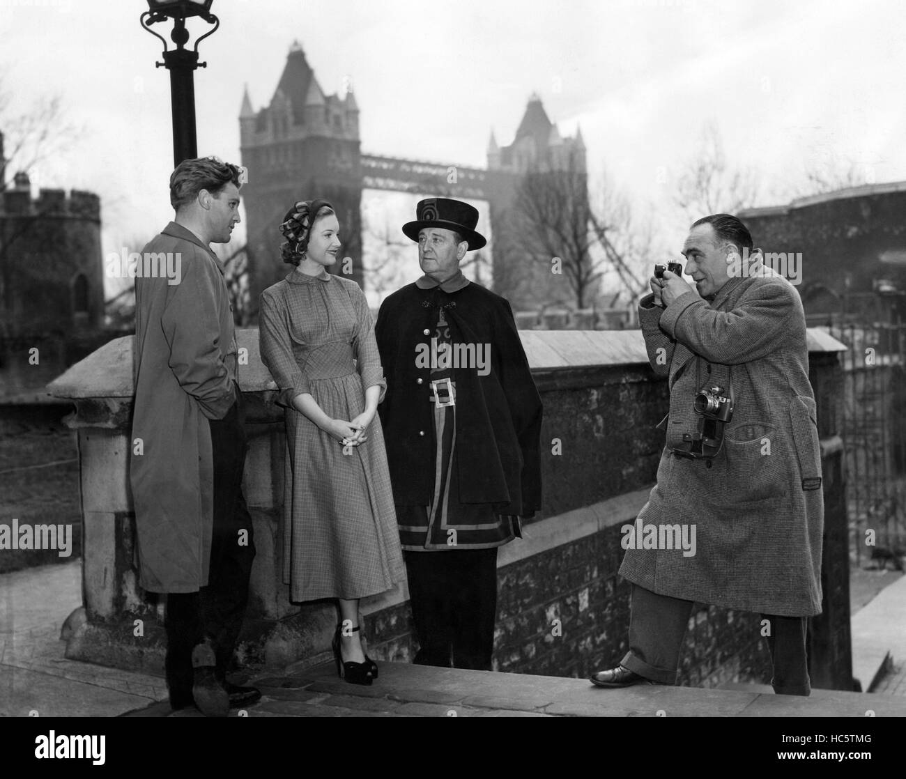 A RUN FOR YOUR MONEY, Donald Houston (far left), Moira Lister (second ...