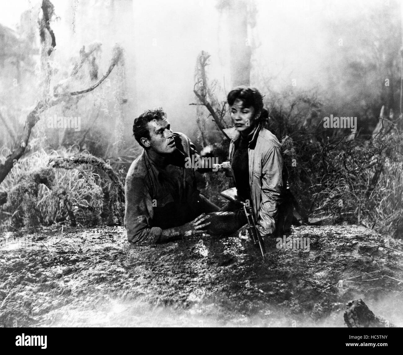 RUBY GENTRY, from left, Charlton Heston, Jennifer Jones, 1952, TM ...