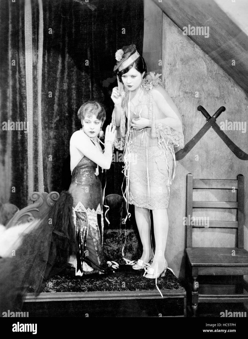 THE RUSH HOUR, from left: Seena Owen, Marie Prevost, 1928 Stock Photo ...