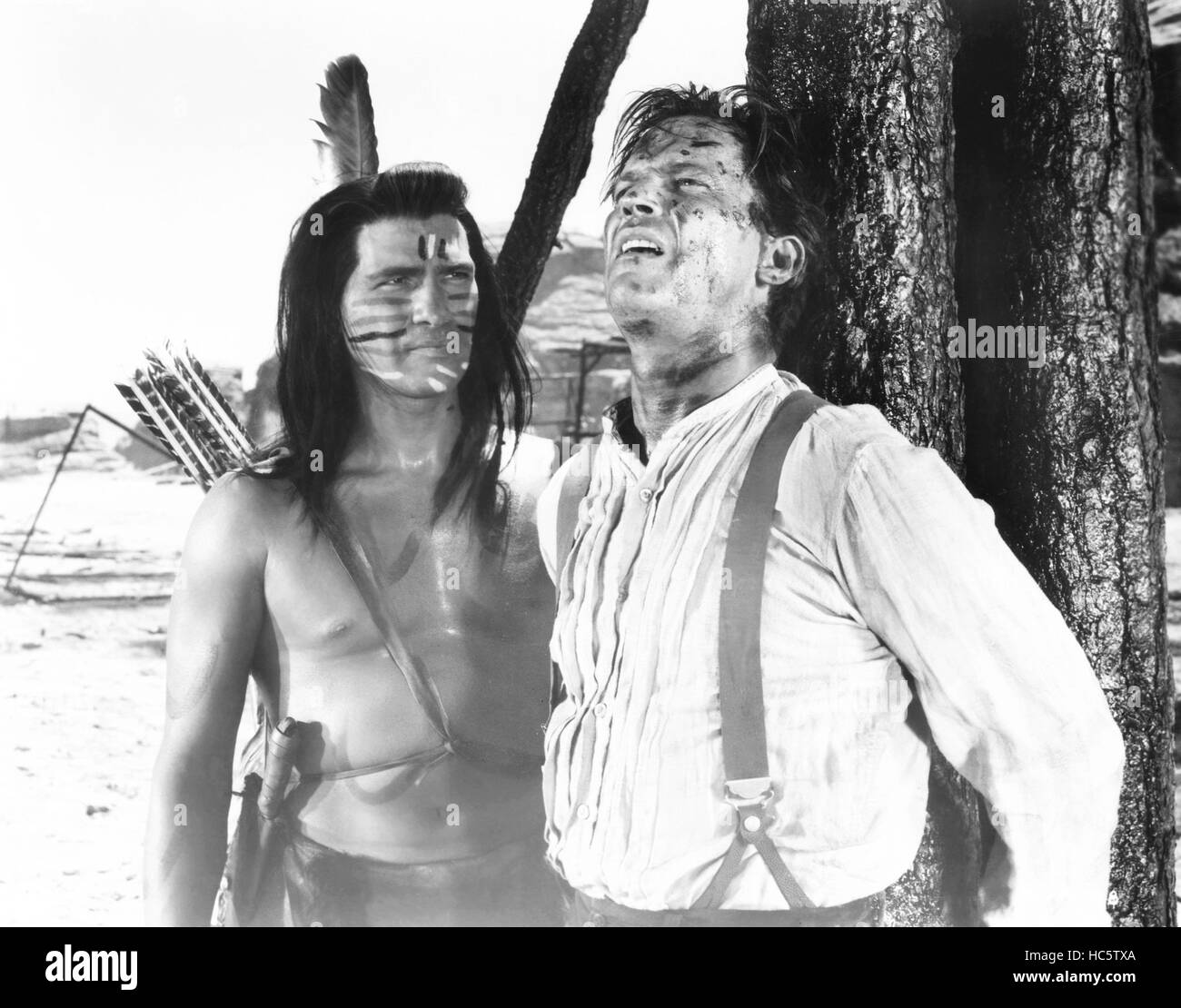 RUN OF THE ARROW, from left: H.M. Wynant, Ralph Meeker, 1957 Stock ...