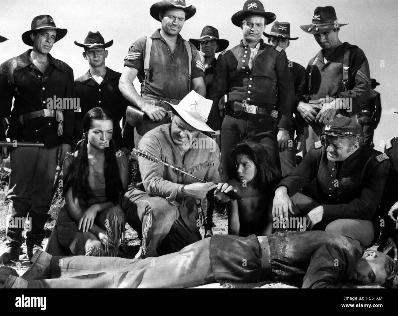 RUN OF THE ARROW, Neyle Morrow, Sarita Montiel, (aka Sara Montiel), Rod ...