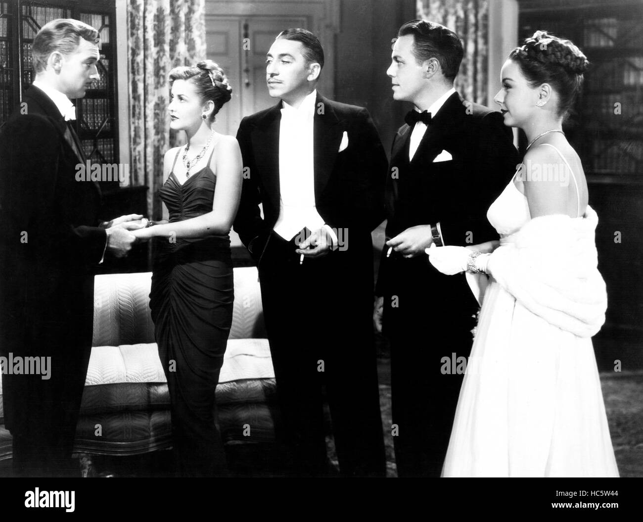RUTHLESS, from left, Zachary Scott, Martha Vickers, Dennis Hoey, Louis Hayward, Diana Lynn, 1948 ...
