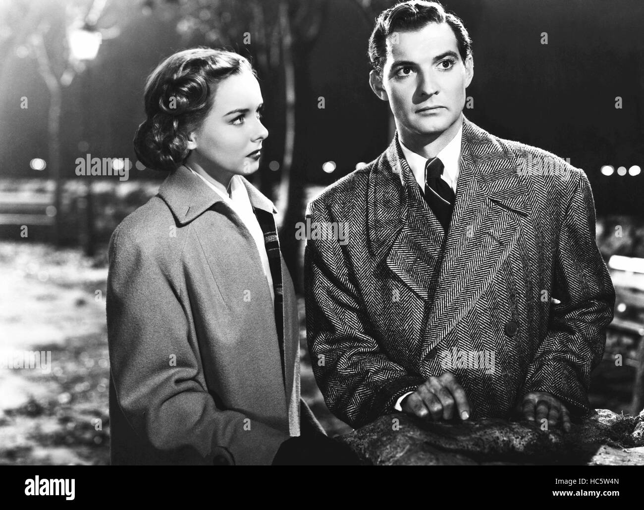 RUTHLESS, from left: Diana Lynn, Zachary Scott, 1948 Stock Photo - Alamy