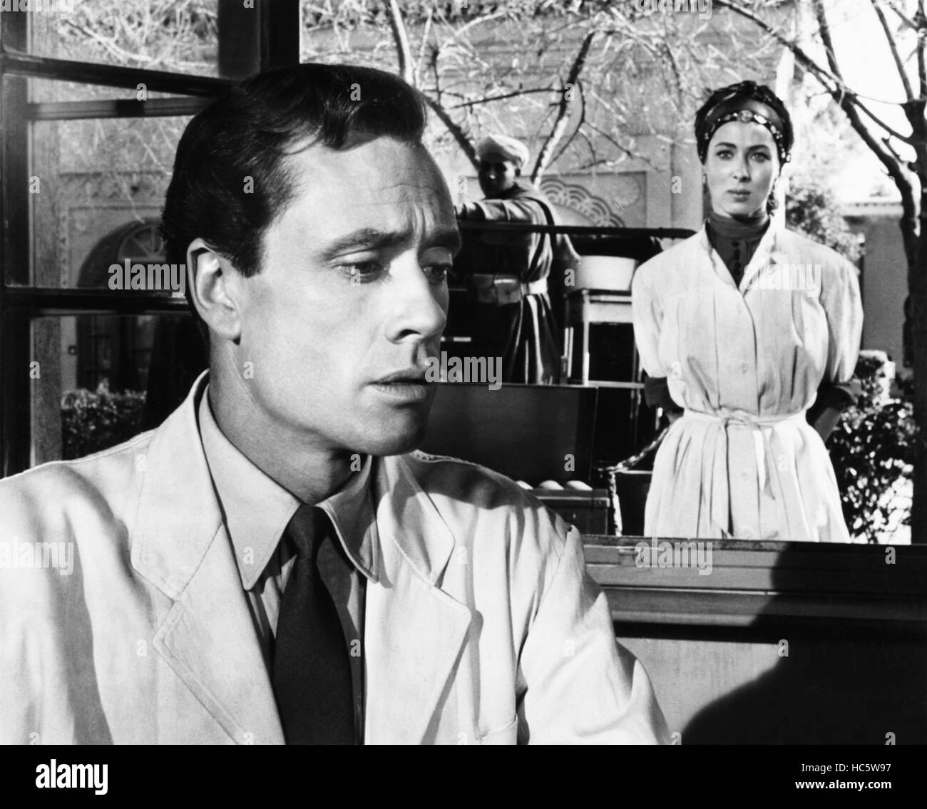 SAADIA, from left, Mel Ferrer, Rita Gam, 1953 Stock Photo - Alamy