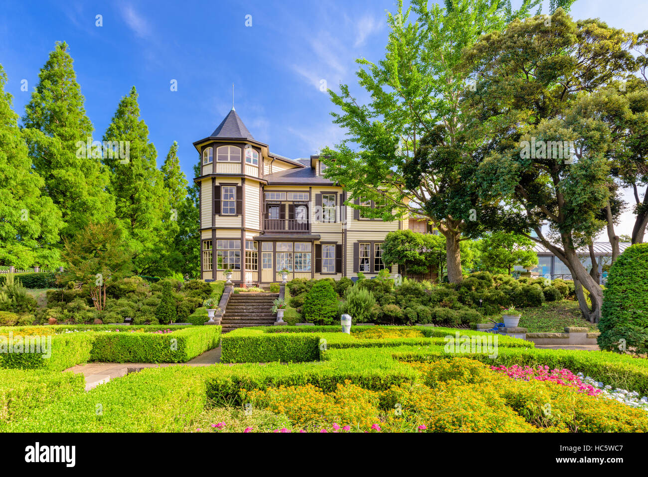 Yokohama yamate italian garden hi-res stock photography and images - Alamy