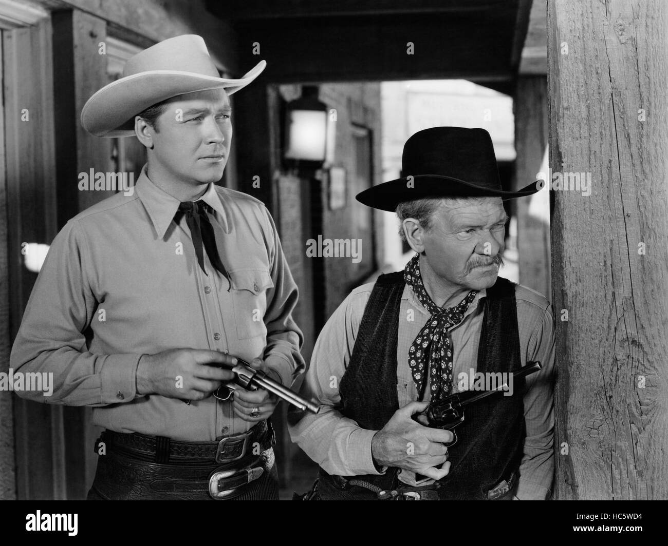 SAN ANTONE AMBUSH, from left: Monte Hale, Paul Hurst, 1949 Stock Photo ...
