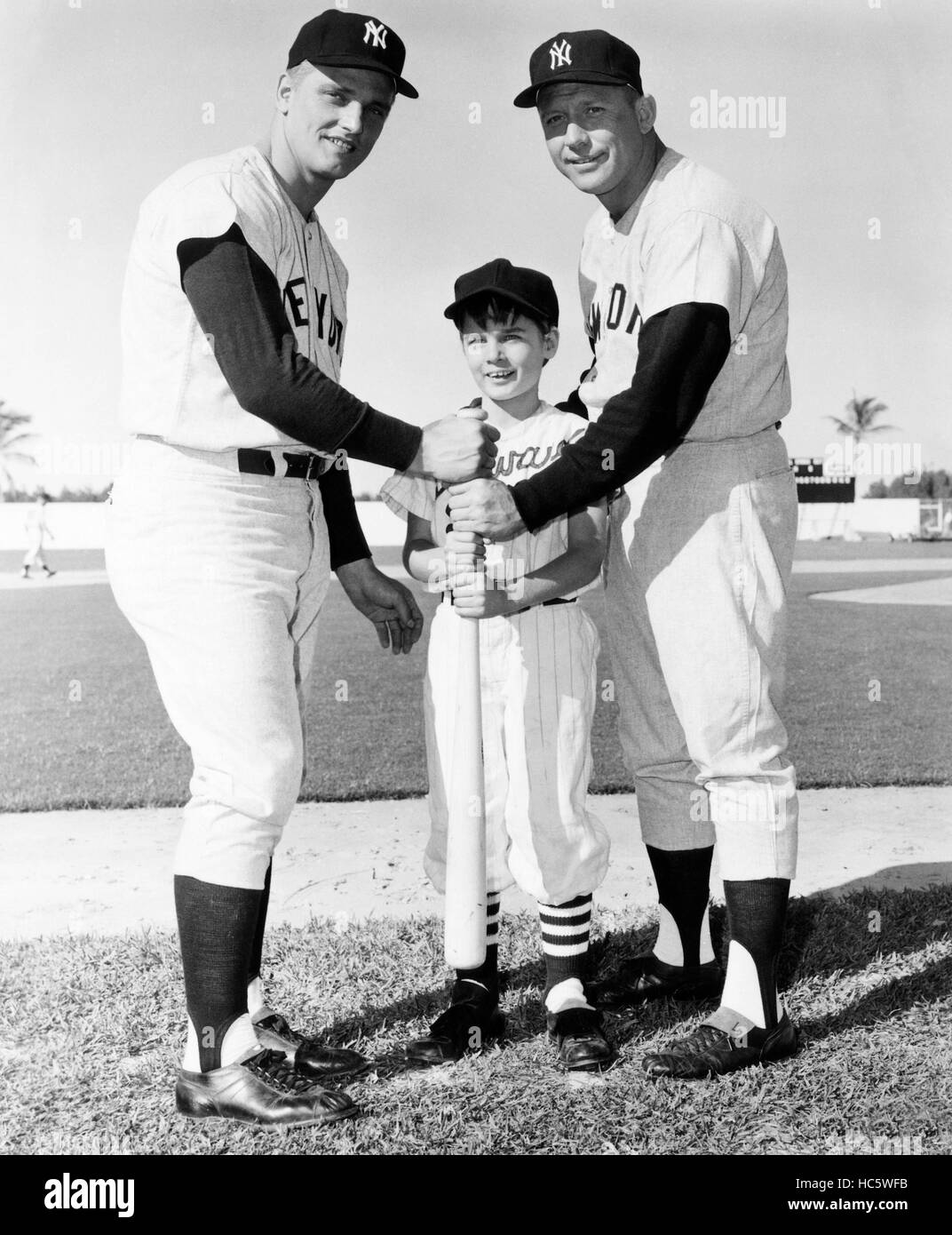 SAFE AT HOME!, Roger Maris, Bryan Russell, Mickey Mantle, 1962 Stock ...