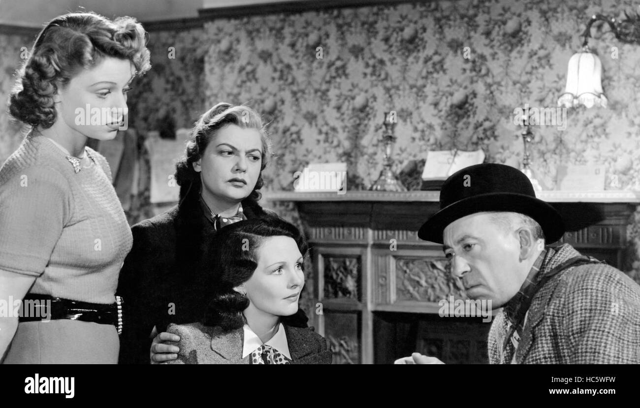 SALOON BAR, standing from left: Anna Konstam, Joyce Barbour, seated ...