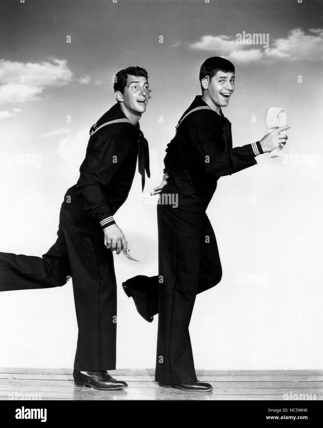 SAILOR BEWARE, from left: Dean Martin, Jerry Lewis, 1952 Stock Photo ...