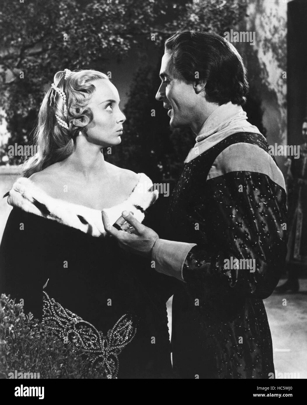 THE SARACEN BLADE, from left, Carolyn Jones, Ricardo Montalban, 1954 ...