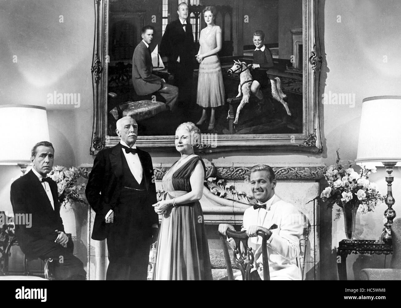 SABRINA, Humphrey Bogart, Walter Hampden, Nella Walker, William Holden ...