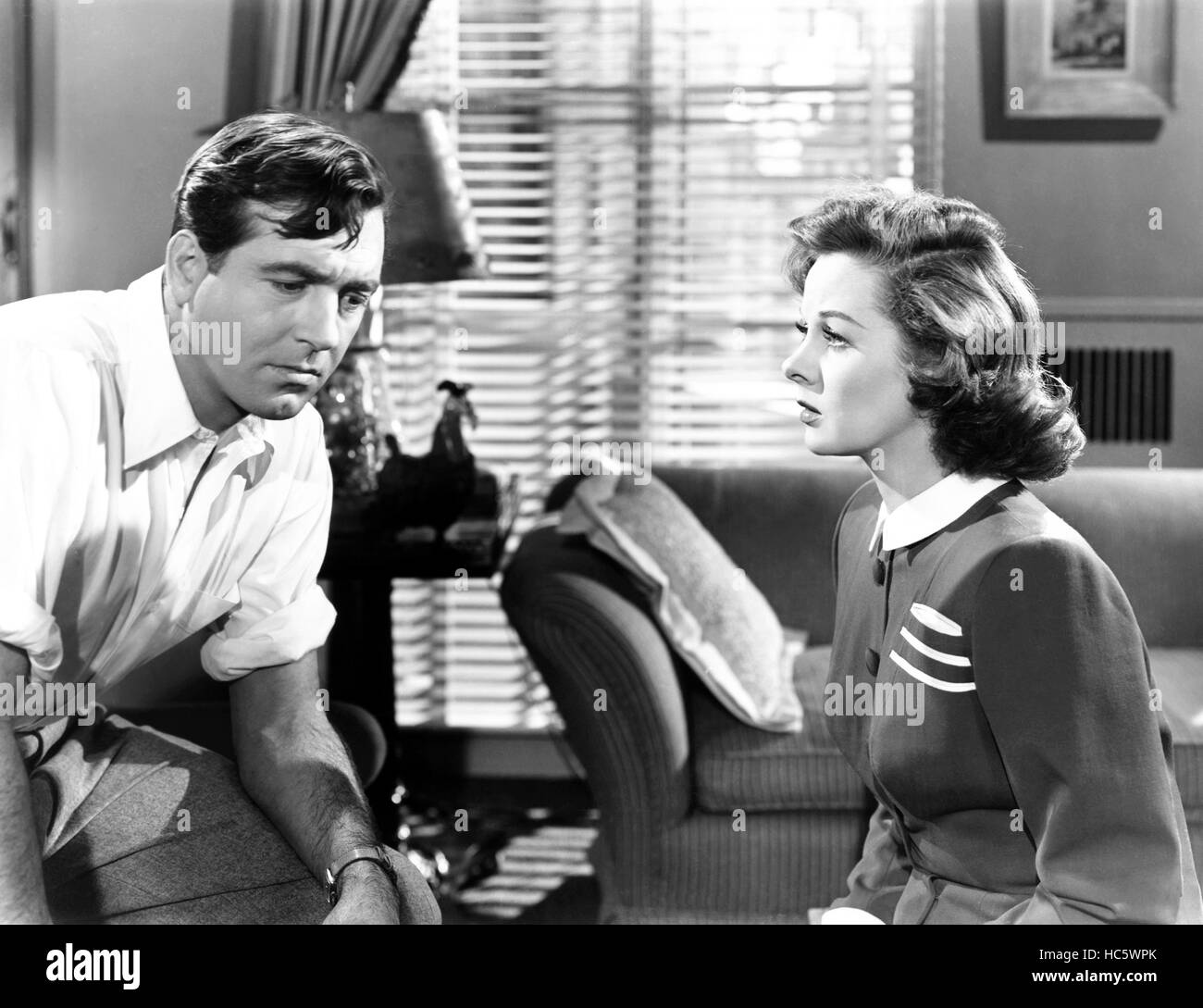 THE SAXON CHARM, from left, John Payne, Susan Hayward, 1948 Stock Photo ...