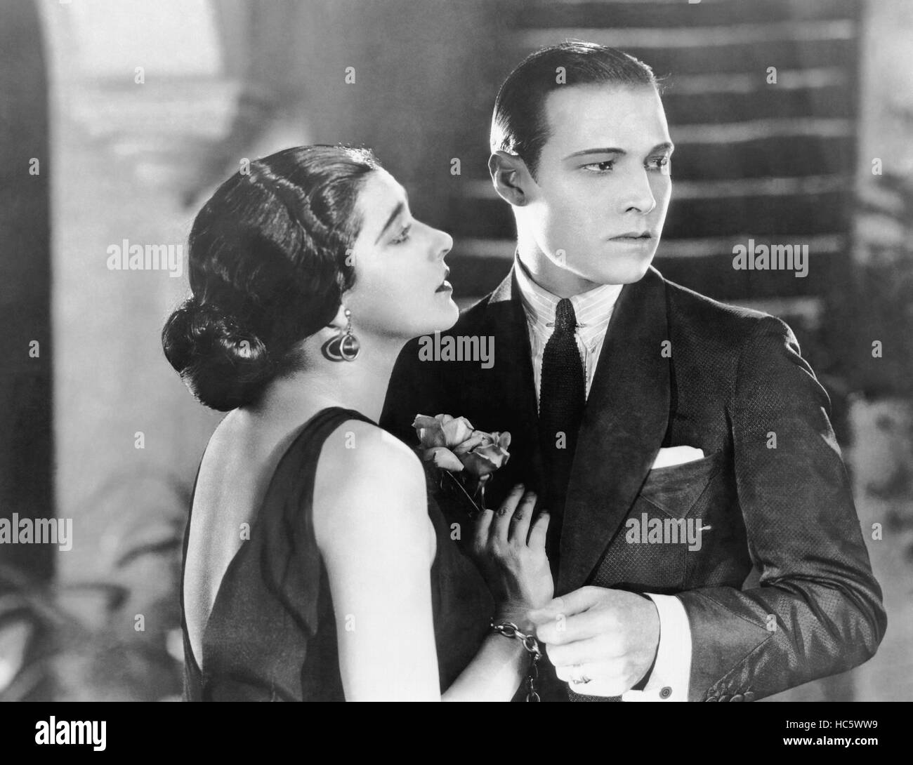 A SAINTED DEVIL, from left, Nita Naldi, Rudolph Valentino, 1924 Stock ...