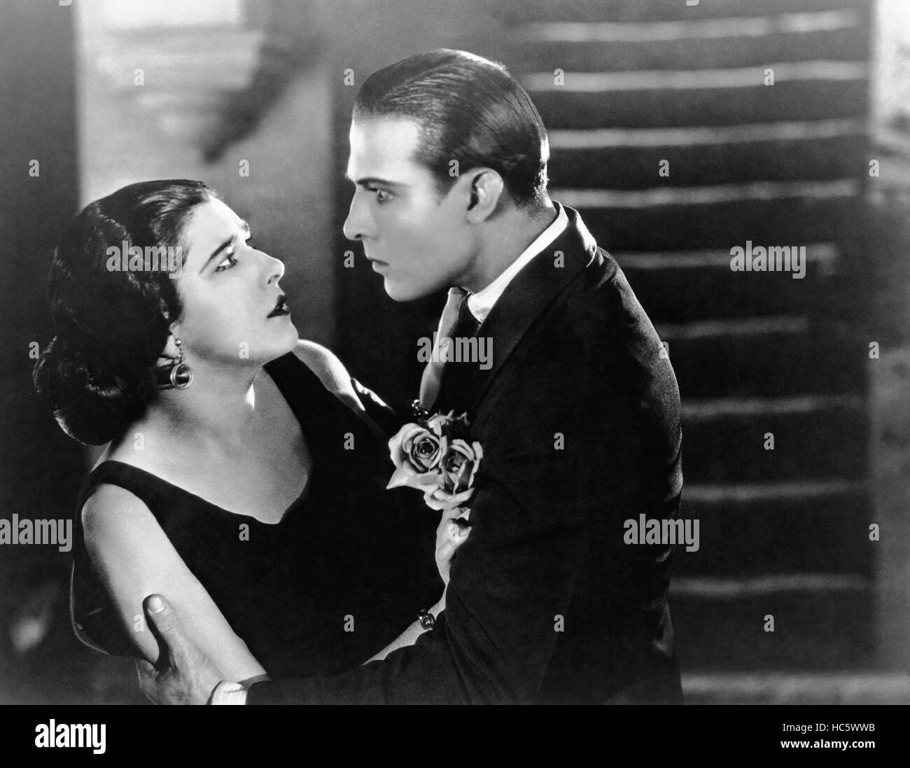 A SAINTED DEVIL, from left, Nita Naldi, Rudolph Valentino, 1924 Stock ...