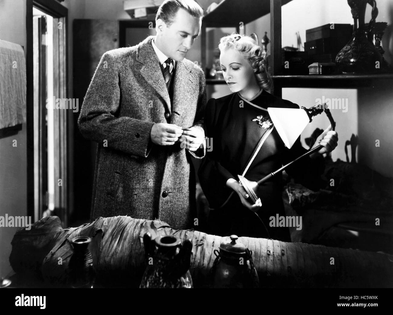 THE SAINT'S DOUBLE TROUBLE, from left, George Sanders, Helene Whitney ...