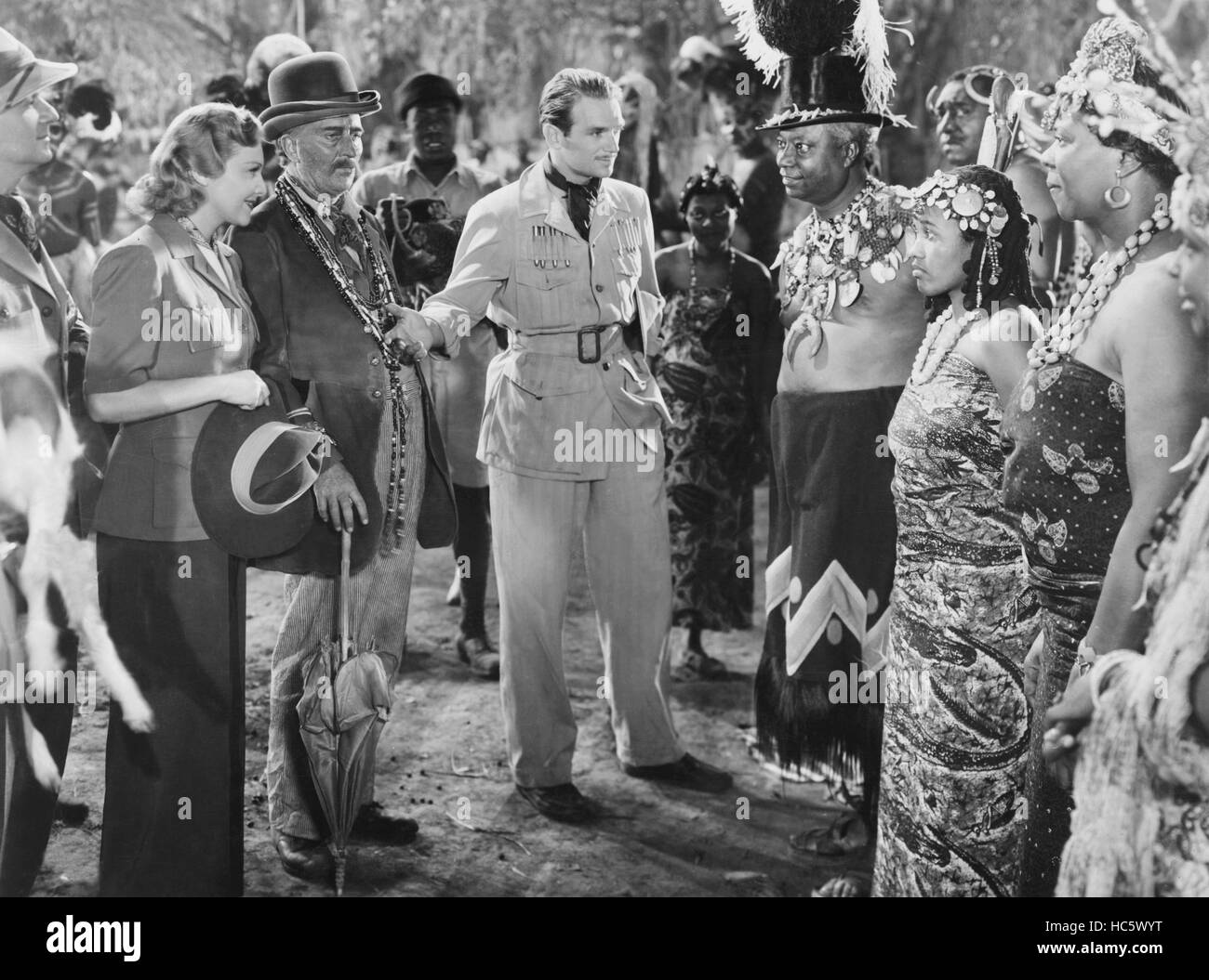 SAFARI, from left: Tullio Carminati, Madeleine Carroll, Lynne Overman ...