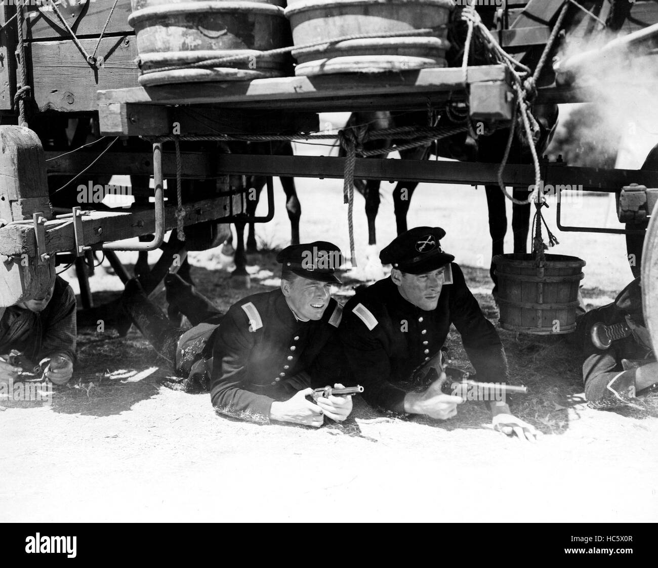 SANTA FE TRAIL, Ronald Reagan, Errol Flynn, 1940 Stock Photo - Alamy