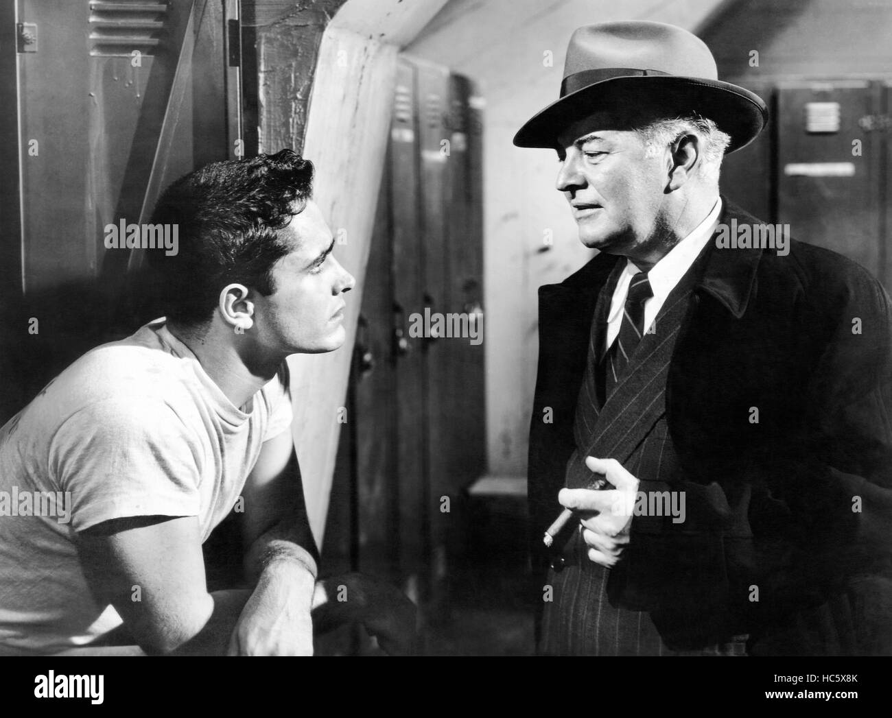 SATURDAY'S HERO, from left: John Derek, Sidney Blackmer, 1951 Stock ...