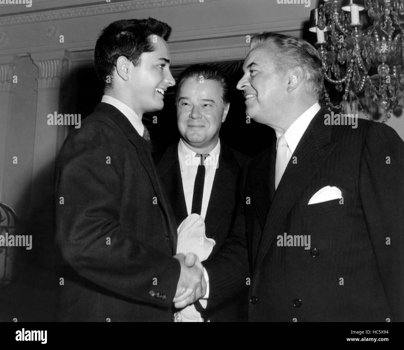 SATURDAY'S HERO, from left, John Derek, Otto Hulett, Sidney Blackmer ...