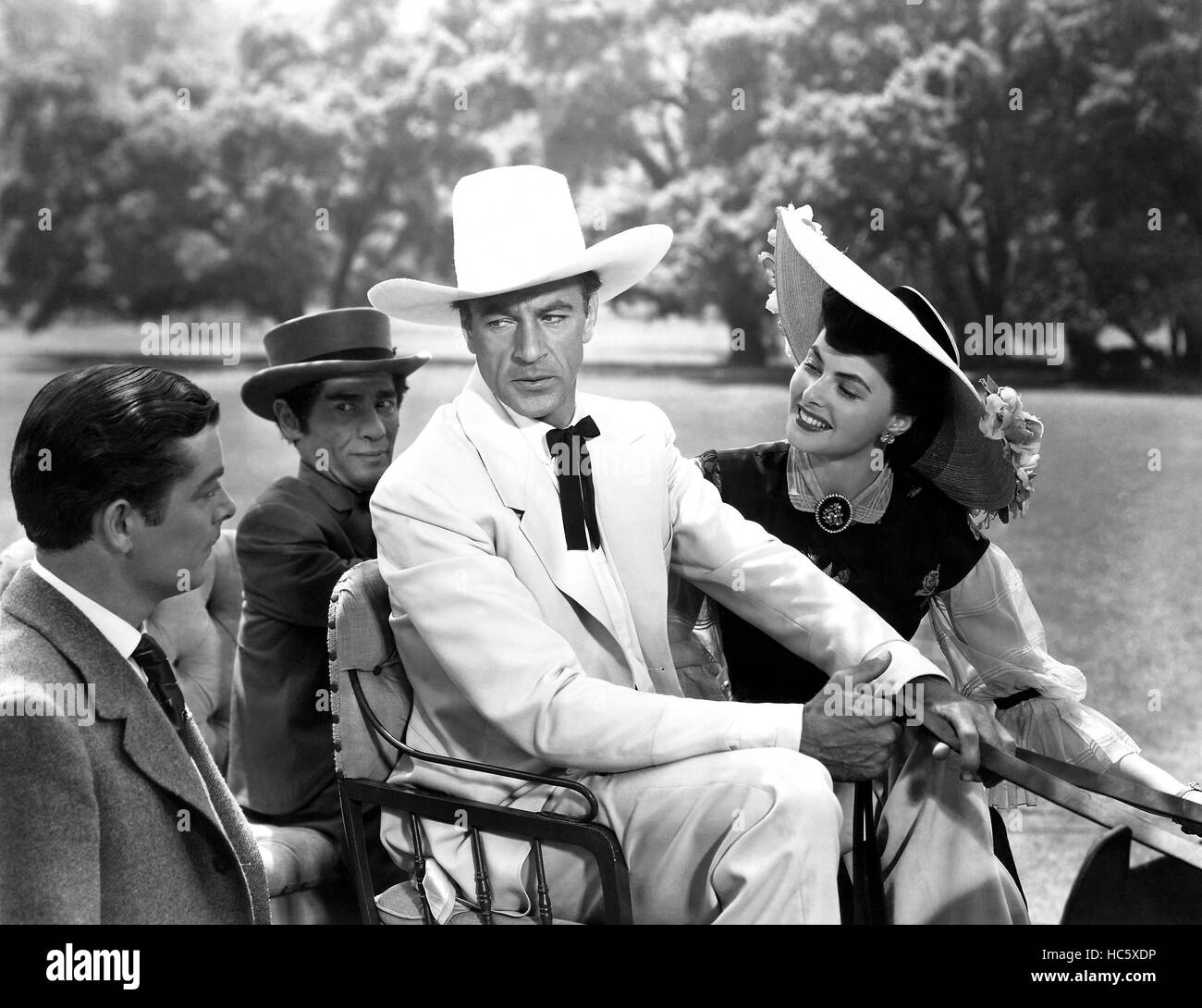 SARATOGA TRUNK, John Warburton, Jerry Austin, Gary Cooper, Ingrid ...