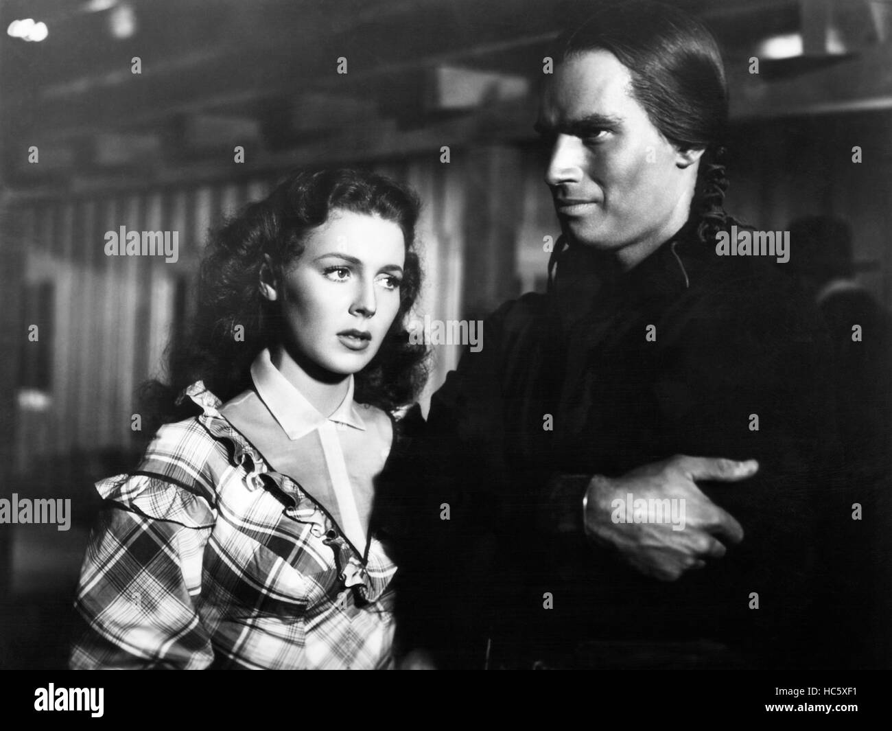 THE SAVAGE, Susan Morrow, Charlton Heston, 1952 Stock Photo - Alamy