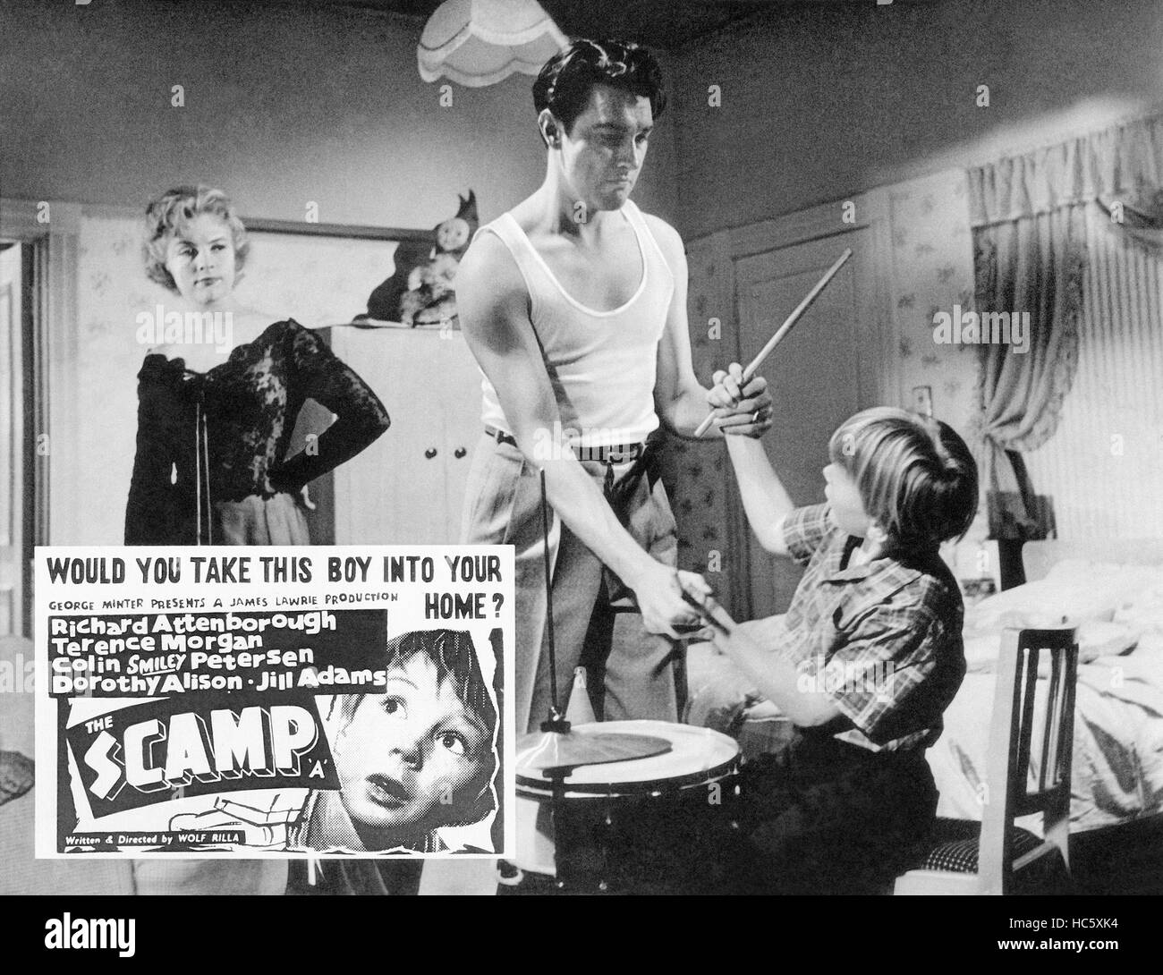 THE SCAMP, (aka STRANGE AFFECTION), from left: Jill Adams, Terence ...
