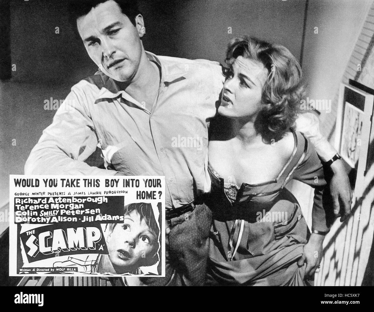 THE SCAMP, (aka STRANGE AFFECTION), from left: Terence Morgan, Jill ...