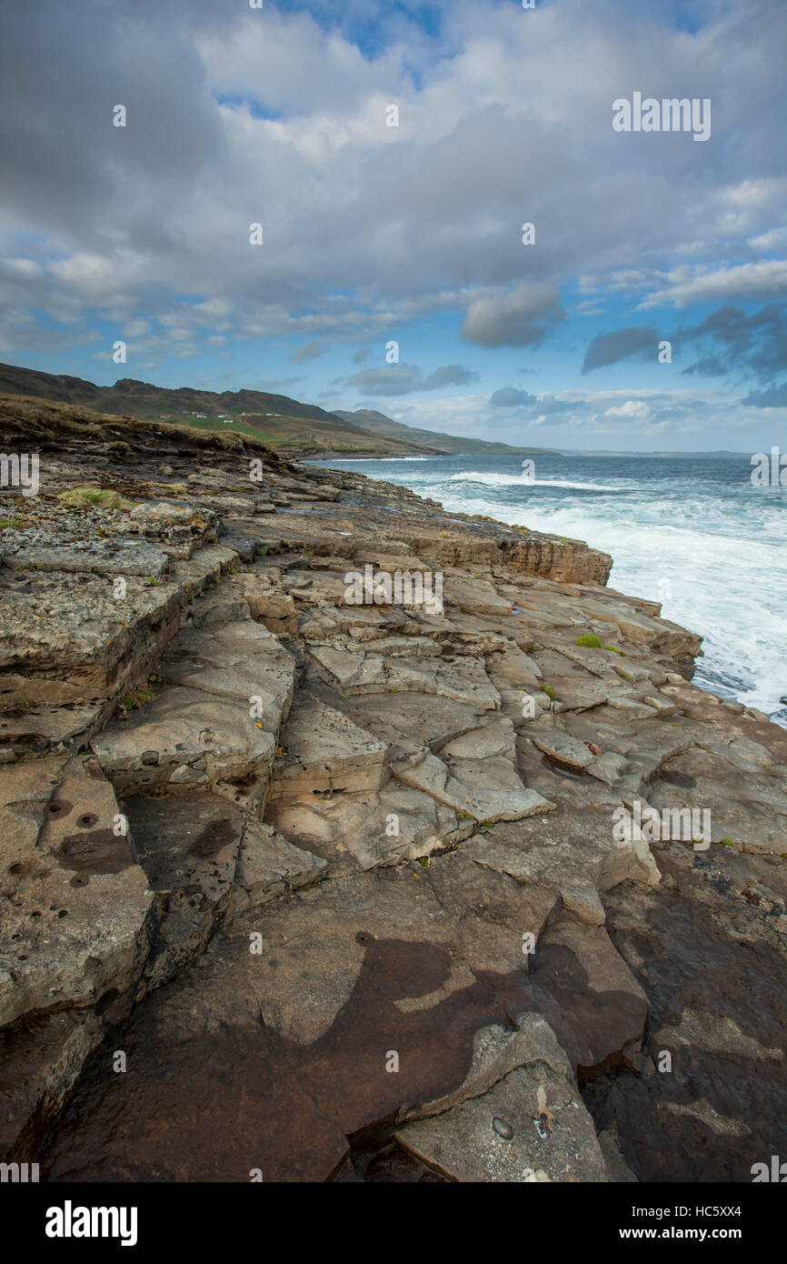 Afternoon on the coast of county Donegal, Ireland Stock Photo - Alamy