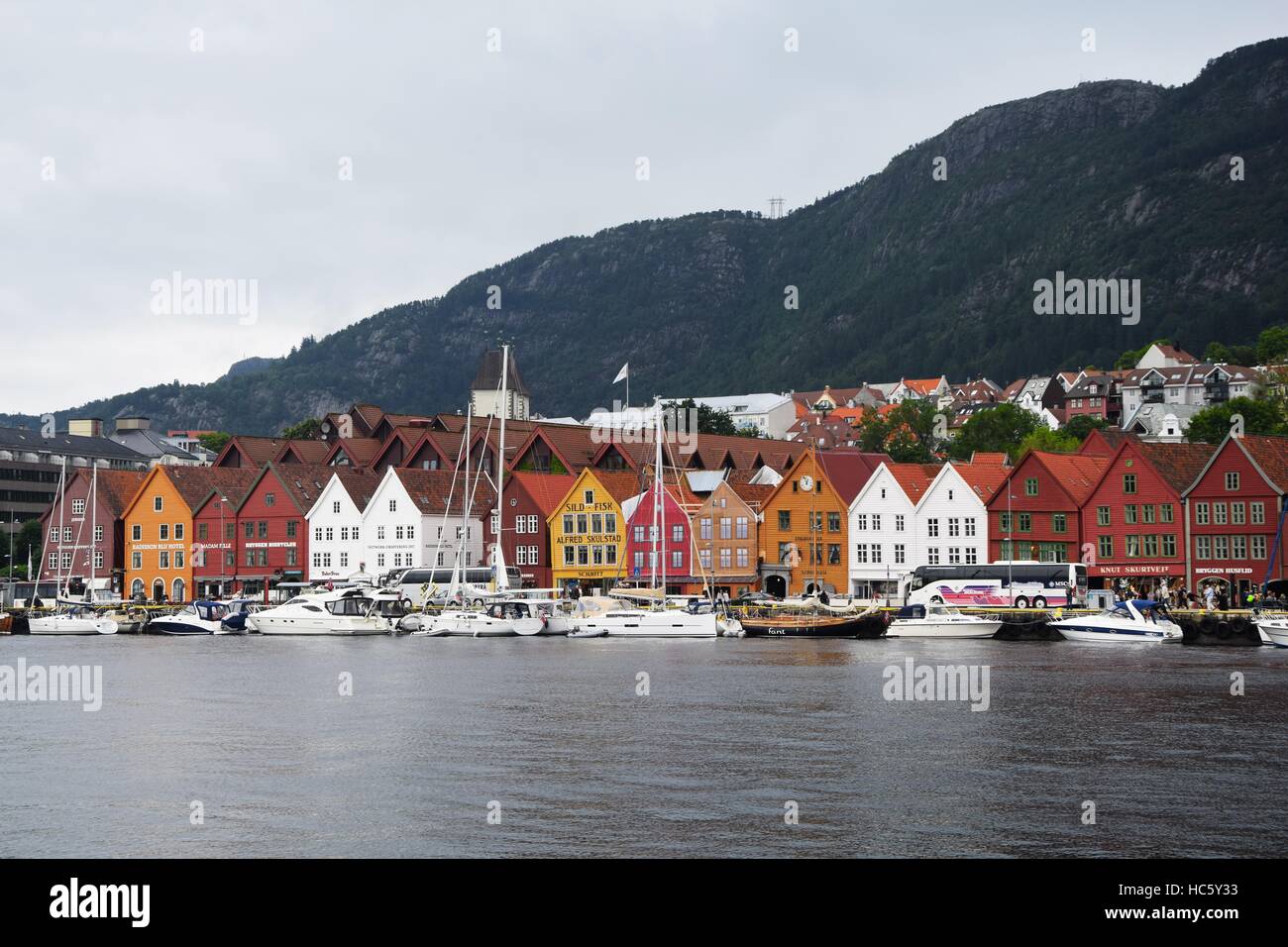 Port of Bergen in Oslo Stock Photo - Alamy