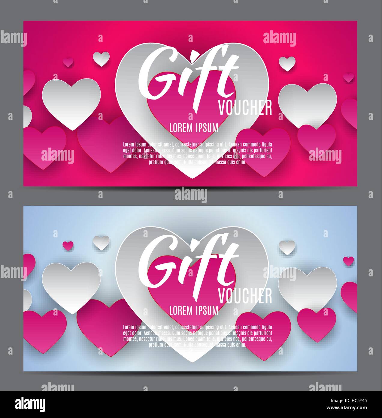 Valentine s Day Heart Symbol Gift Card. Love and Feelings Backgr Stock ...