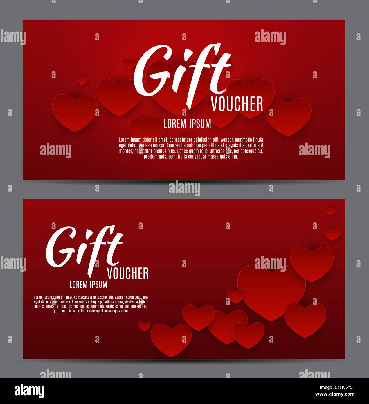 Valentine s Day Heart Symbol Gift Card. Love and Feelings Backgr Stock ...