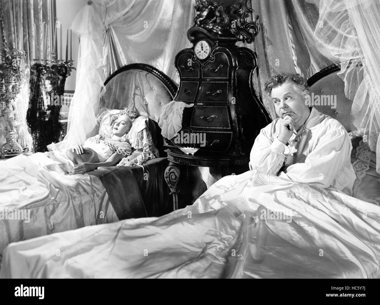 A SCANDAL IN PARIS, from left: Carole Landis, Gene Lockhart, 1946 Stock ...