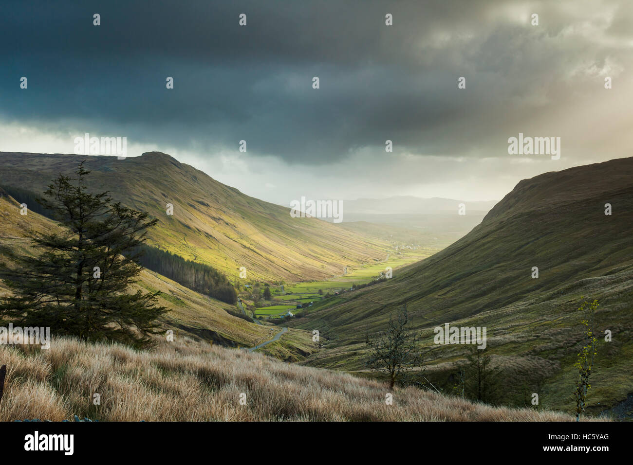 Spring sunrise at Glengesh Pass, co. Donegal, Ireland Stock Photo - Alamy