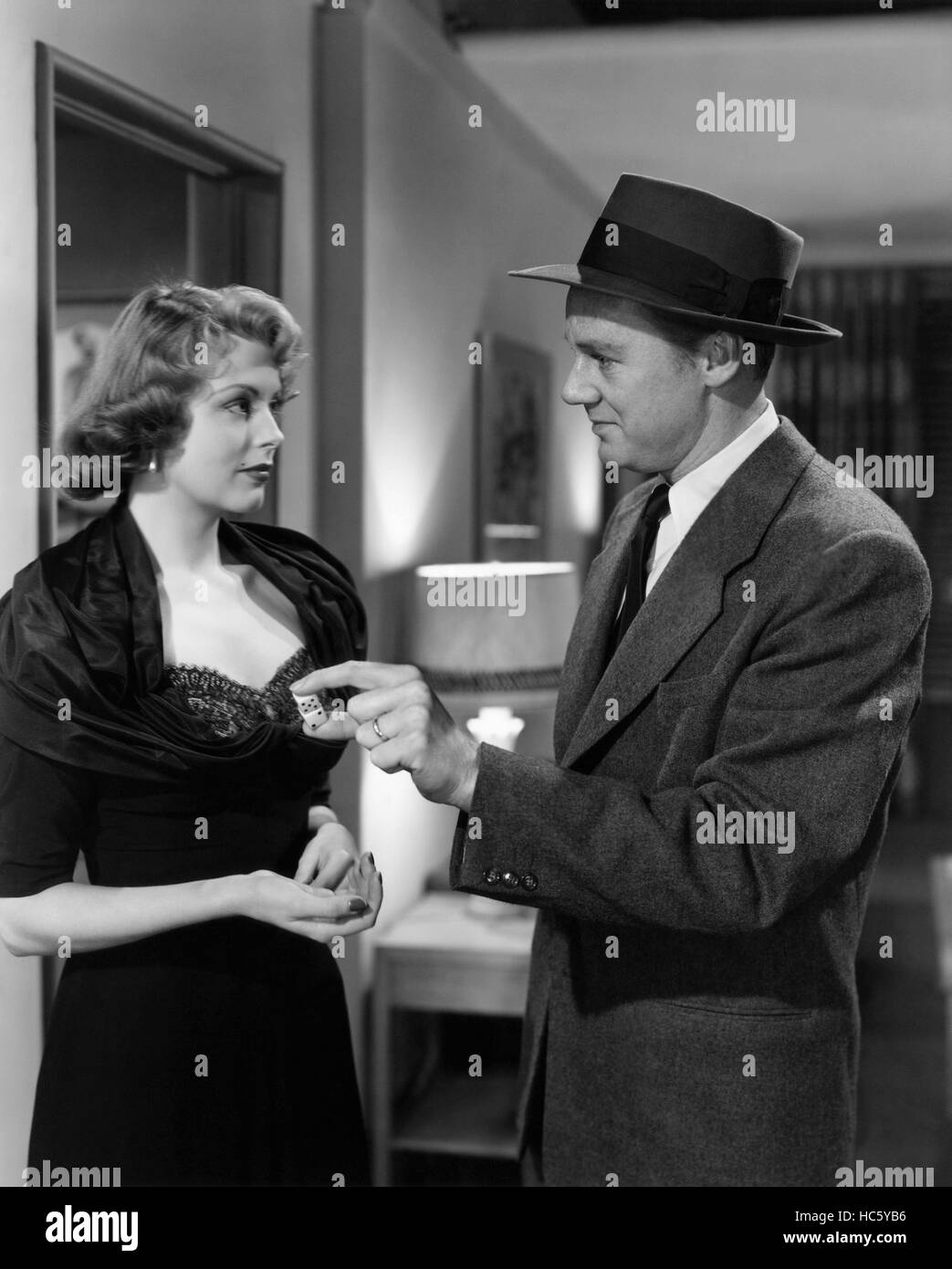 SCENE OF THE CRIME, from left, Arlene Dahl, Van Johnson, 1949 Stock ...