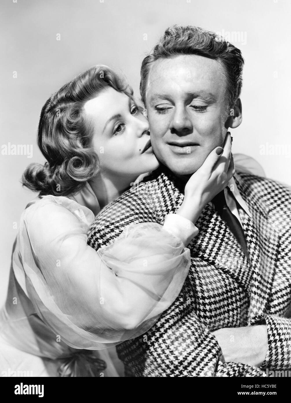SCENE OF THE CRIME, from left: Arlene Dahl, Van Johnson, 1951 Stock ...