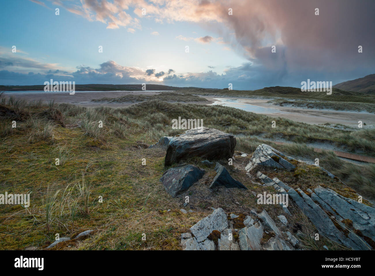 Spring morning at Maghera Strand, co. Donegal, Ireland Stock Photo - Alamy
