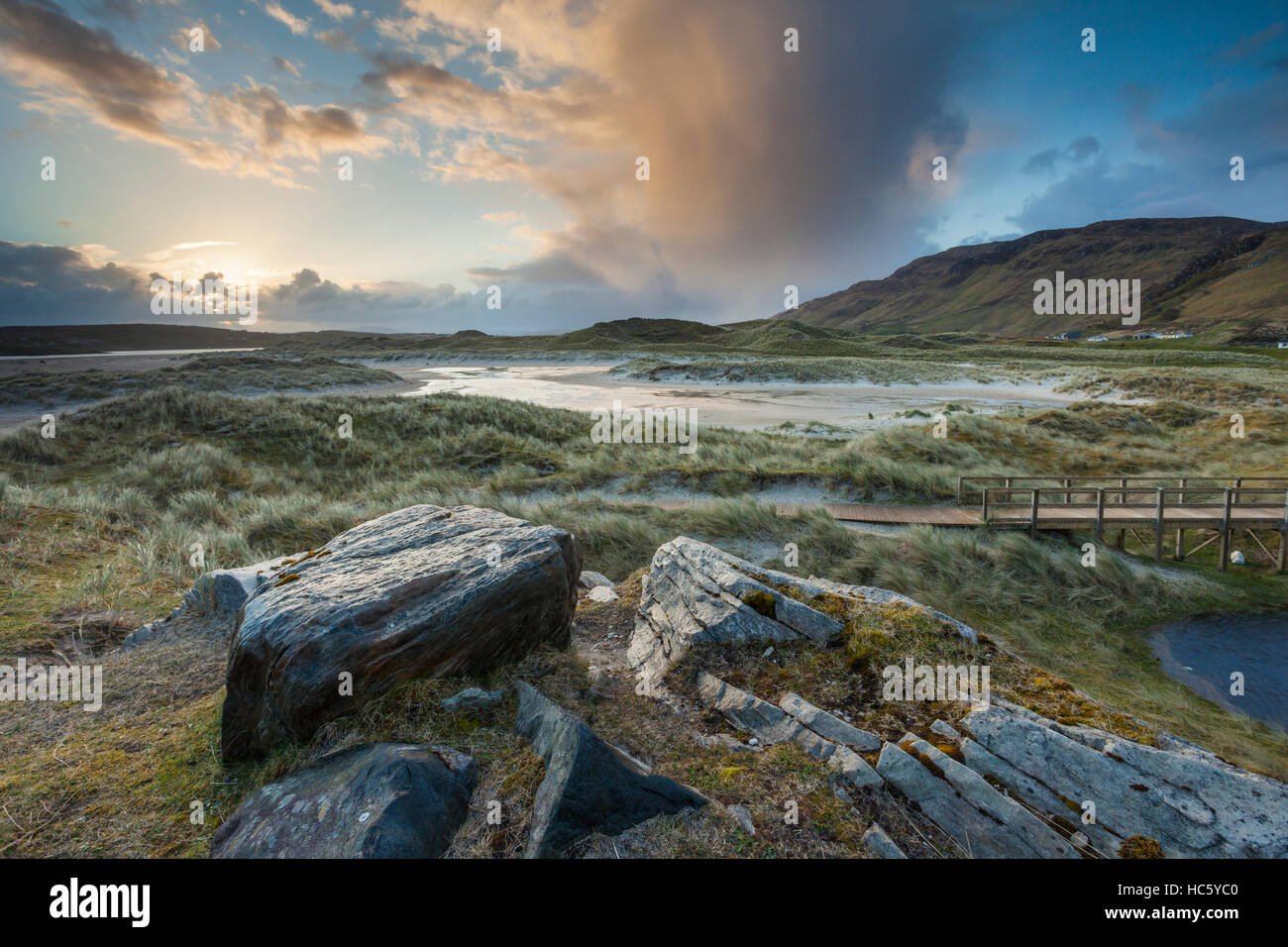 Spring morning at Maghera Strand, co. Donegal, Ireland Stock Photo - Alamy