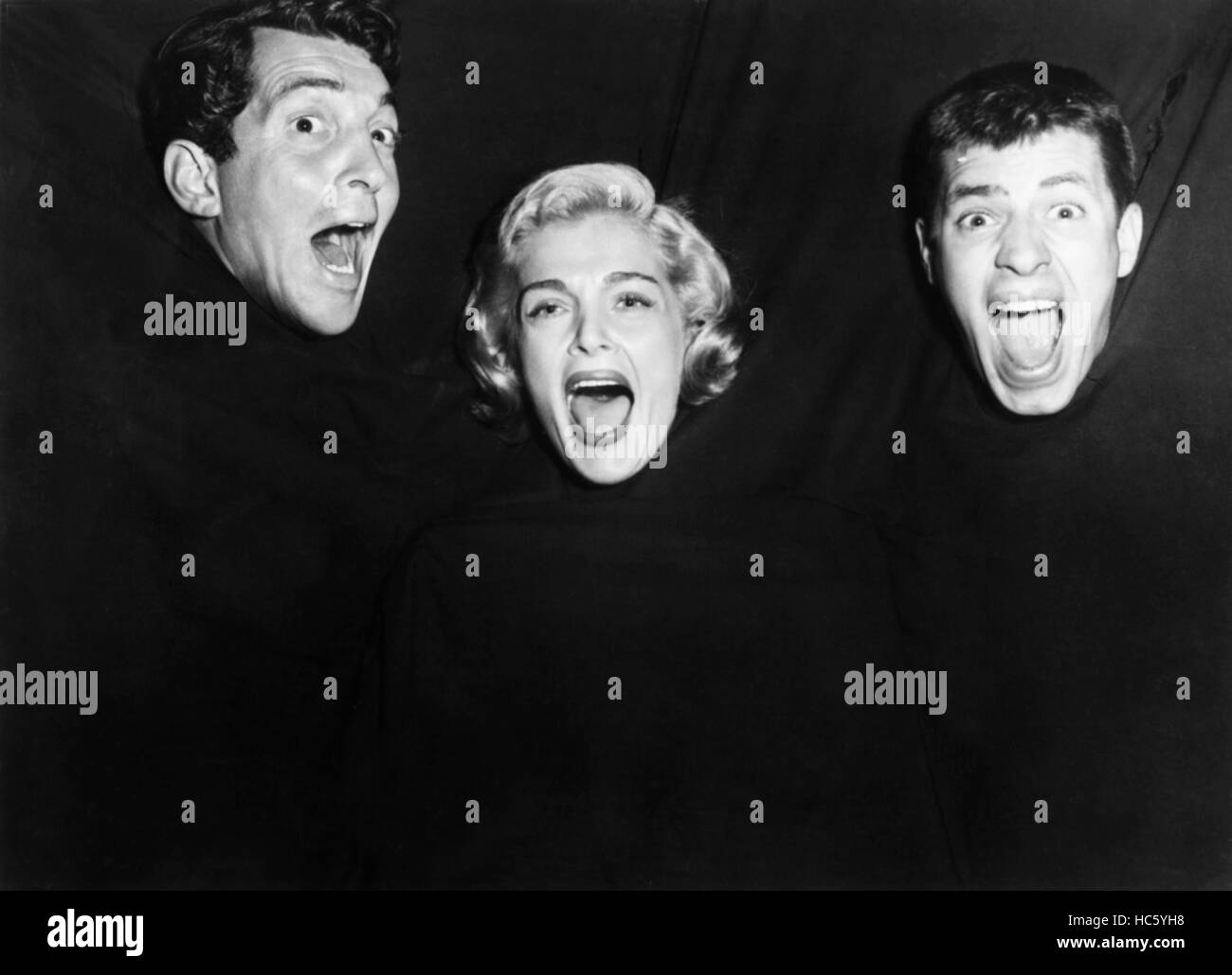 SCARED STIFF, from left: Dean Martin, Lizabeth Scott, Jerry Lewis, 1953 ...