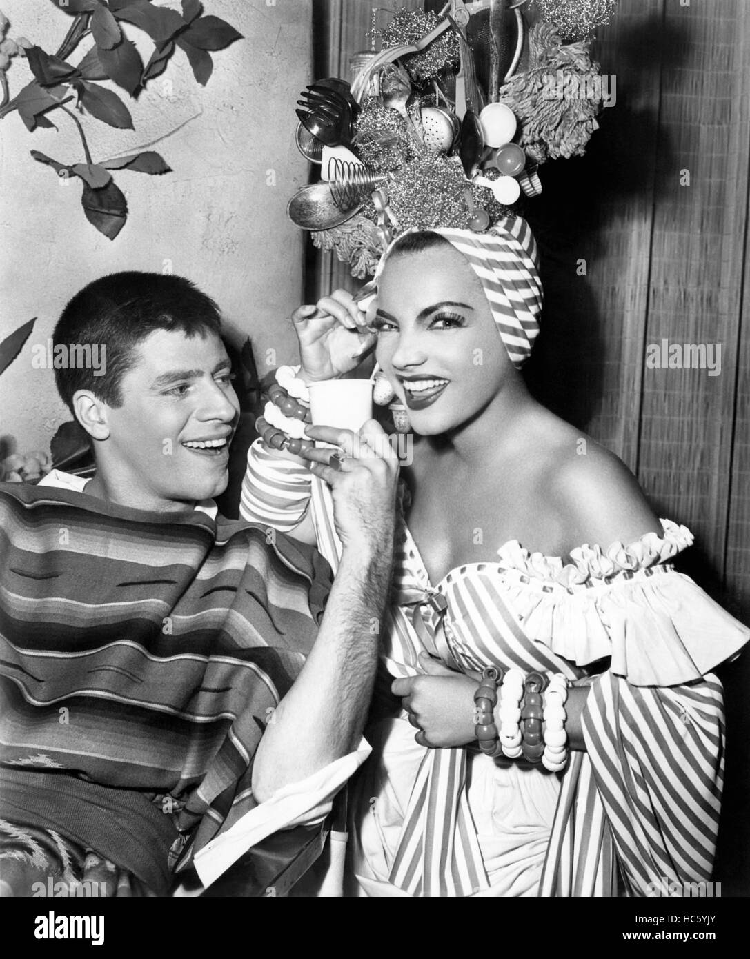 SCARED STIFF, Jerry Lewis, Carmen Miranda, 1953 Stock Photo - Alamy