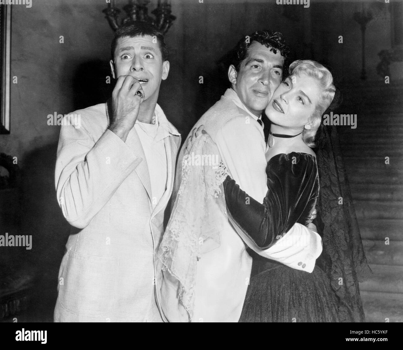 SCARED STIFF, from left: Jerry Lewis, Dean Martin, Lizabeth Scott, 1953 ...