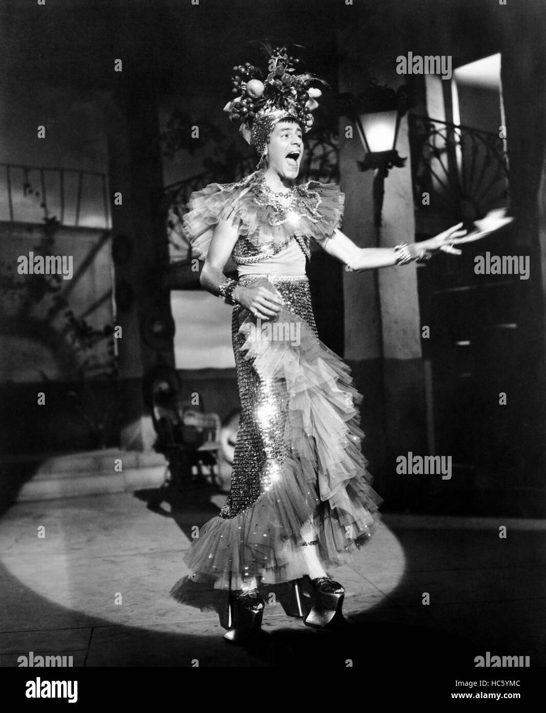 SCARED STIFF, Jerry Lewis doing Carmen Miranda impersonation, 1953 ...