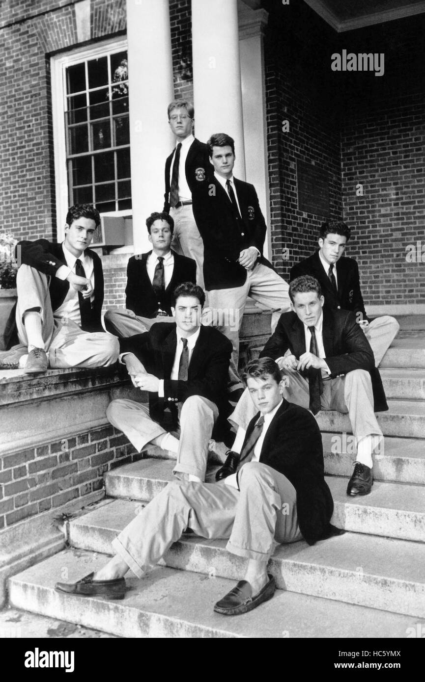 SCHOOL TIES, (clockwise from center) Brendan Fraser, Randall Batinkoff ...