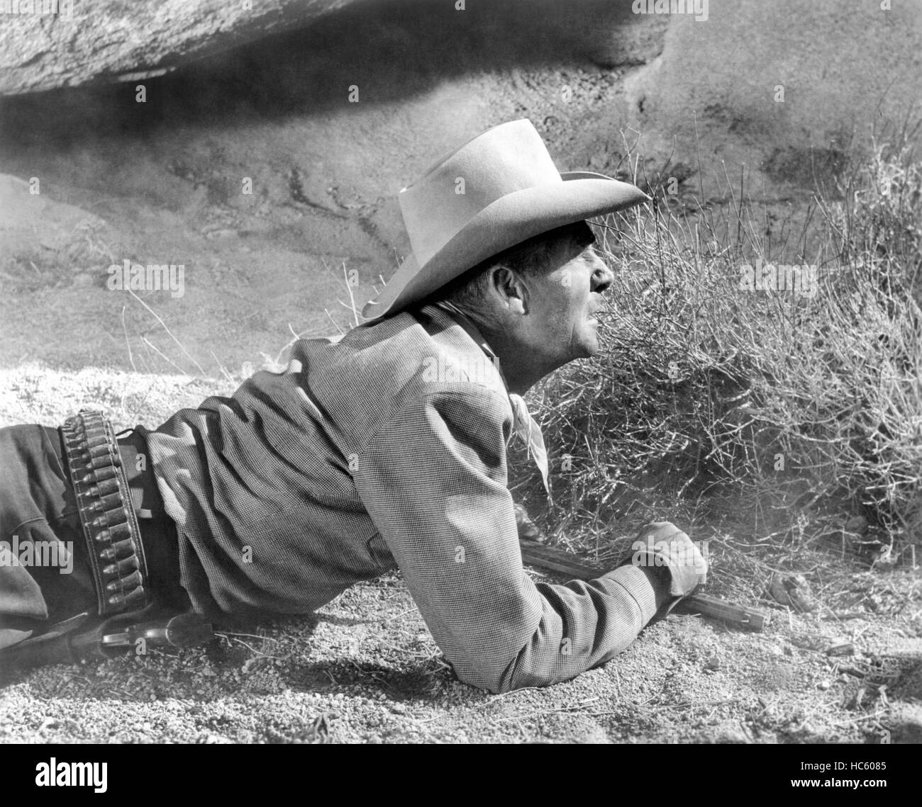 SEVEN MEN FROM NOW, Randolph Scott, 1956 Stock Photo - Alamy