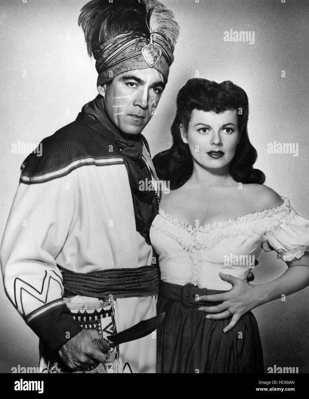 SEMINOLE, Anthony Quinn, Barbara Hale, 1953 Stock Photo - Alamy
