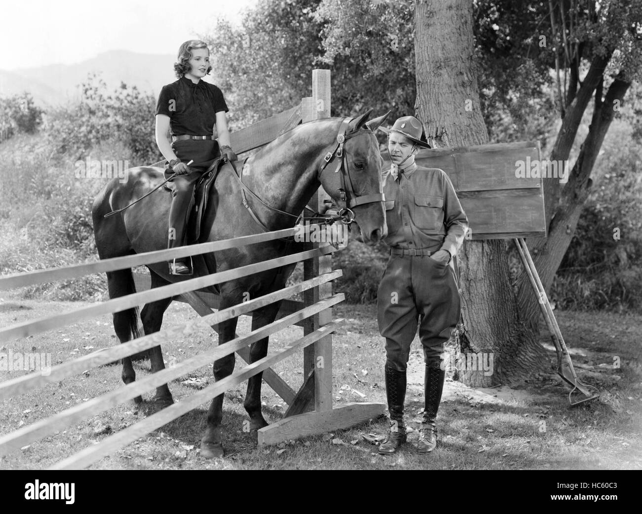 SERGEANT MURPHY, from left, Mary Maguire, Ronald Reagan, 1938 Stock ...