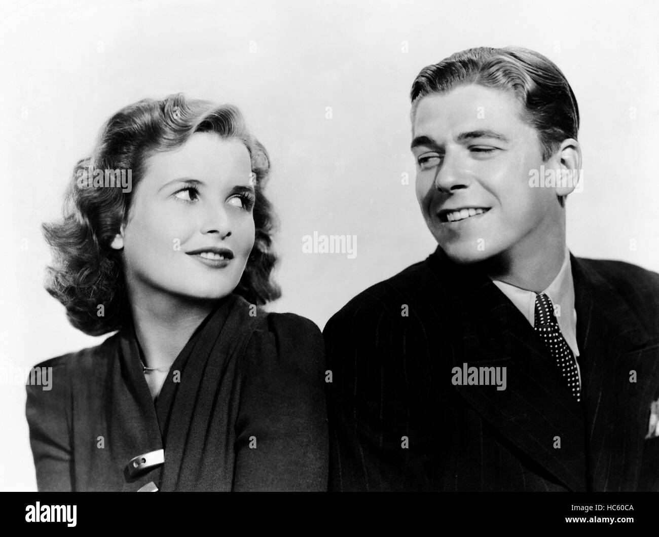 SERGEANT MURPHY, from left, Mary Maguire, Ronald Reagan, 1938 Stock ...