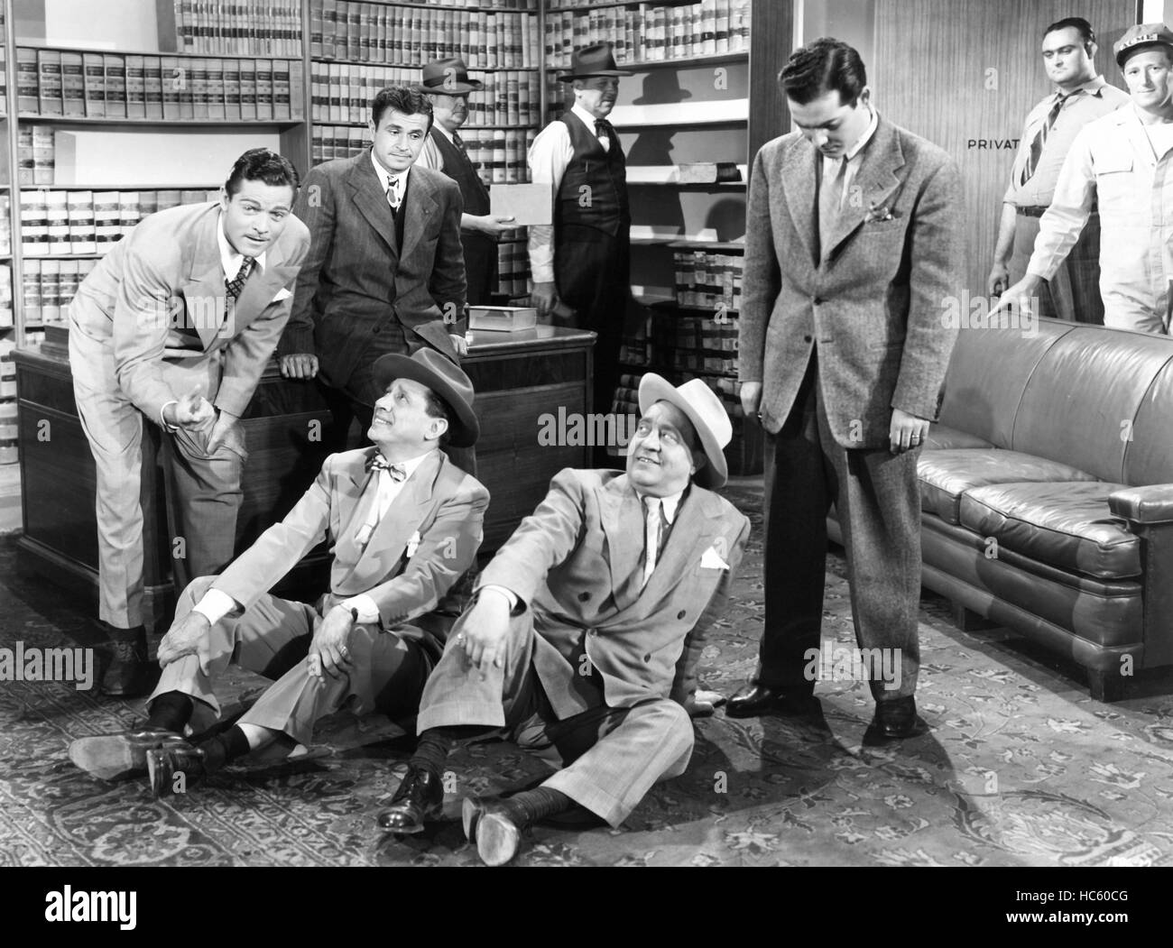 SEE MY LAWYER, on floor from left: Ole Olsen, Chic Johnson, behind from ...