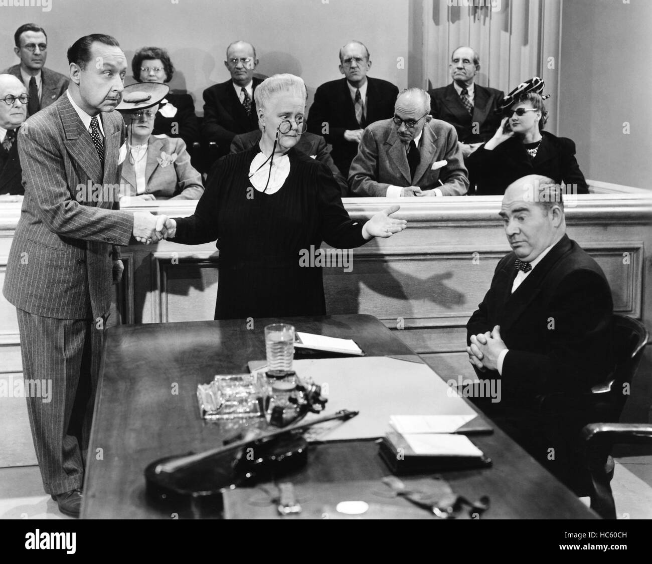 SEE MY LAWYER, from left, Franklin Pangborn, Mary Gordon, Edward Brophy ...